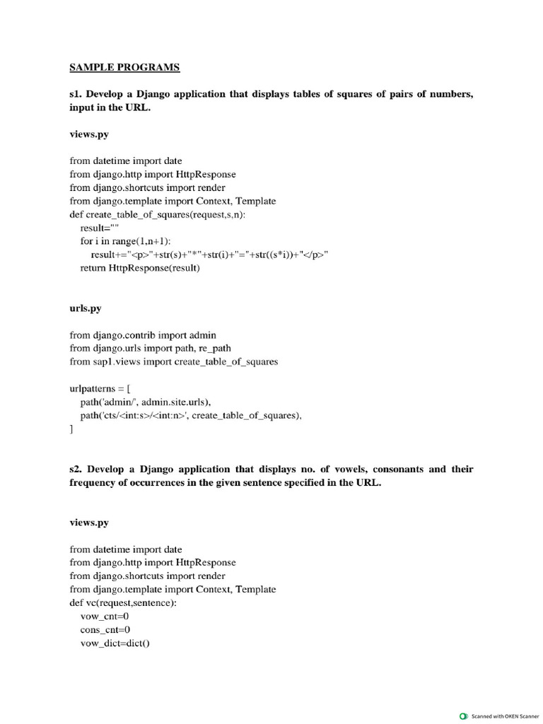 Executed FSD Programs | PDF