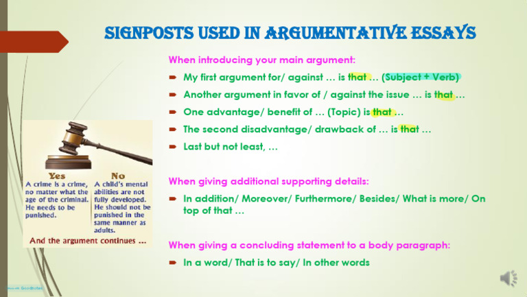 Writing A One-Sided Argumentative Essay (Wing) | PDF