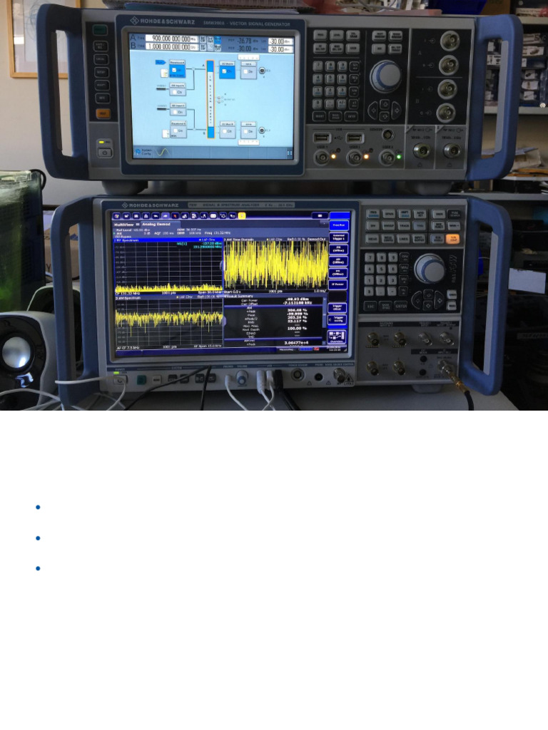 RF Course 2 RF Instruments | PDF | Electronics | Electrical Engineering