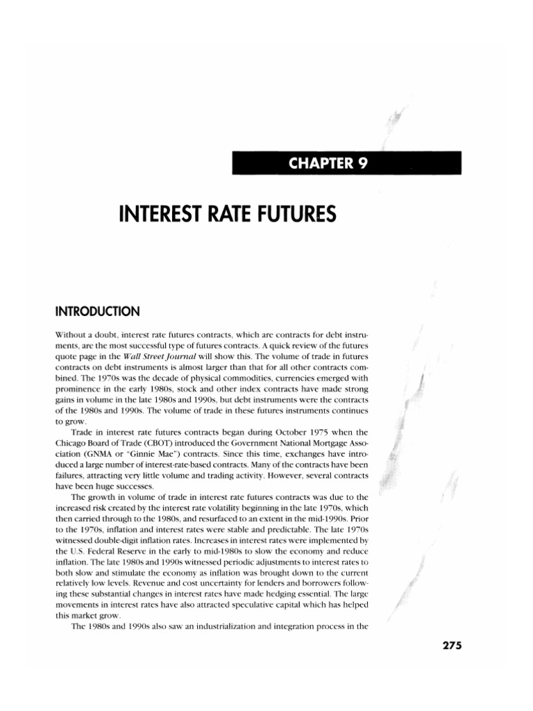 Interest Rate Futures | PDF