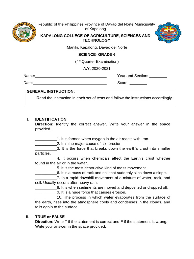 Republic of The Philippines Province of Davao Del Norte Municipality of ...