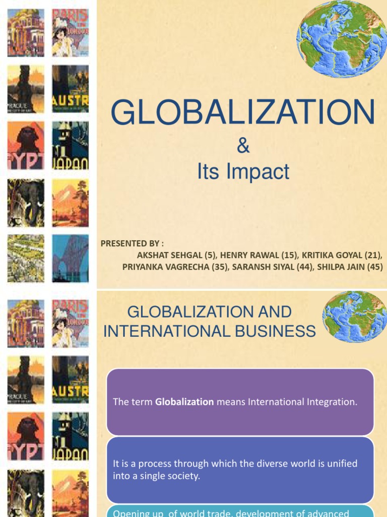 Globalization: Impact on Business & Culture | PDF