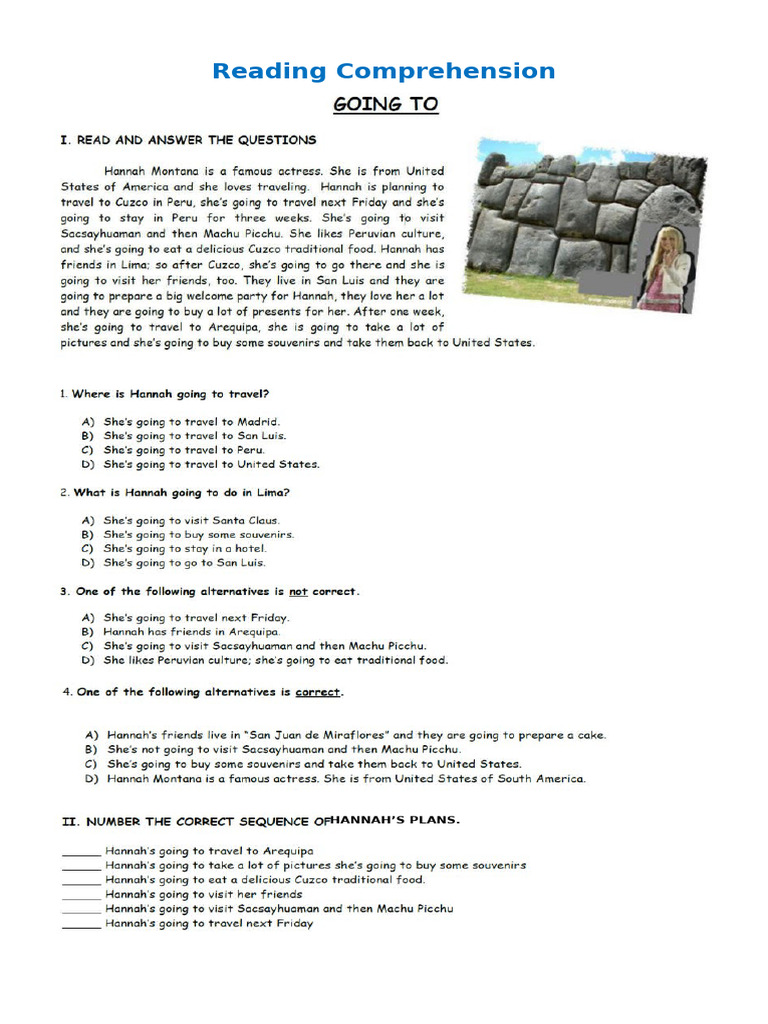 Reading and Comprehention-1 | PDF