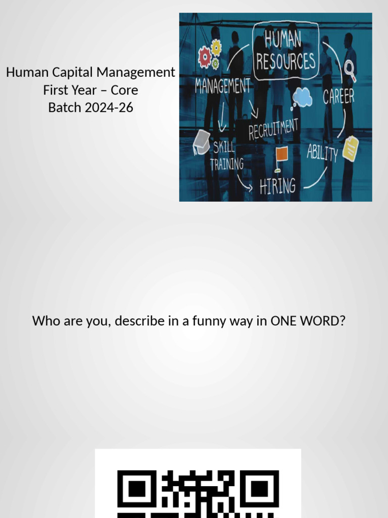 HCM PPT Mid Term | PDF