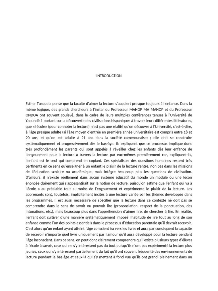 Essai, Comment Trouver | PDF
