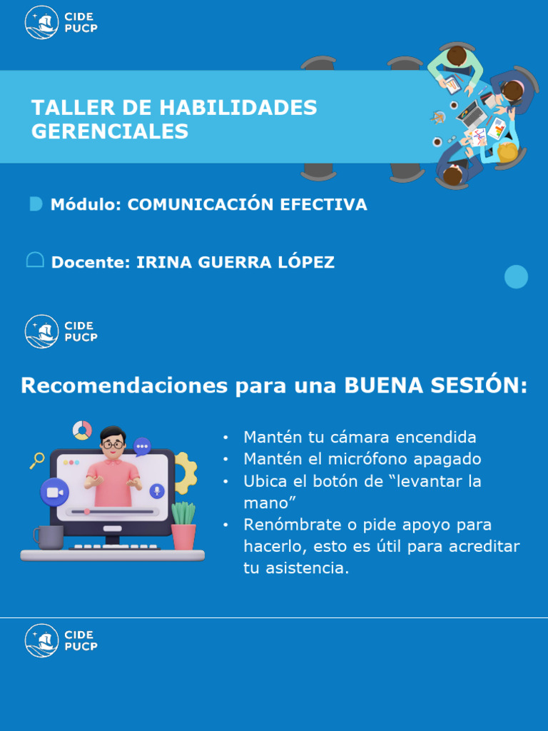 HG - Taller Comunicacion Efectiva Clase 2 - Dic23 PX | PDF
