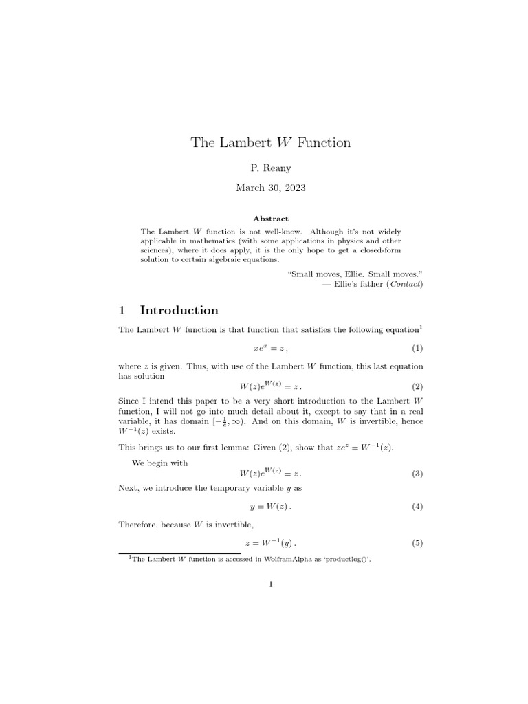 Lambert | PDF