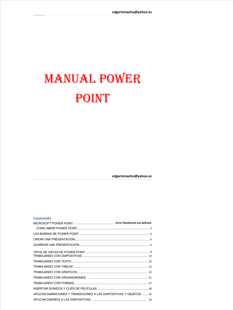 Manual Power Point | PDF