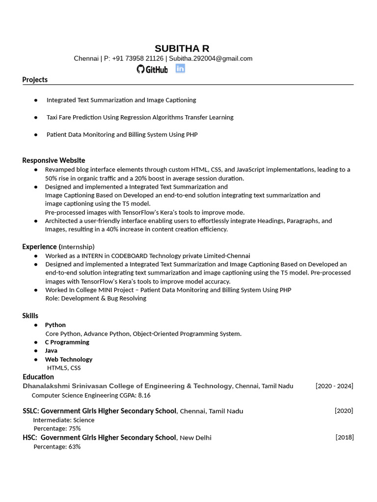 Raushan Kumar CV | PDF