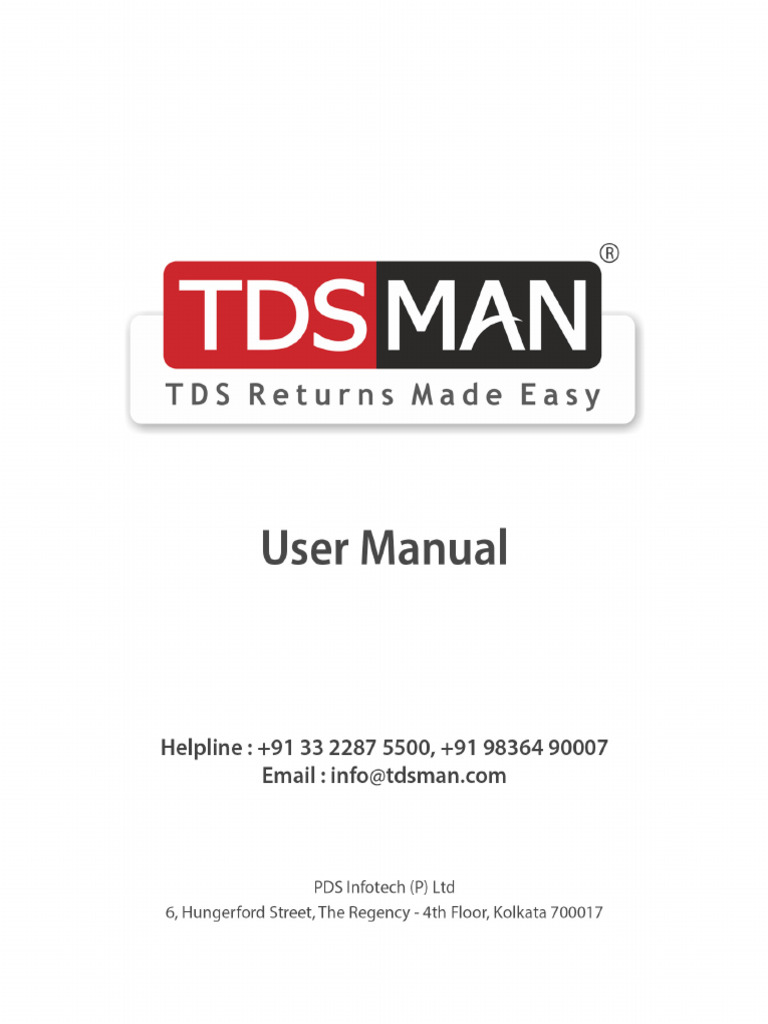 Tdsman Usermanual | PDF