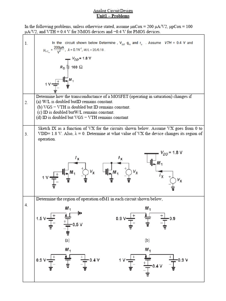ACD Unit1 QB Problems | PDF