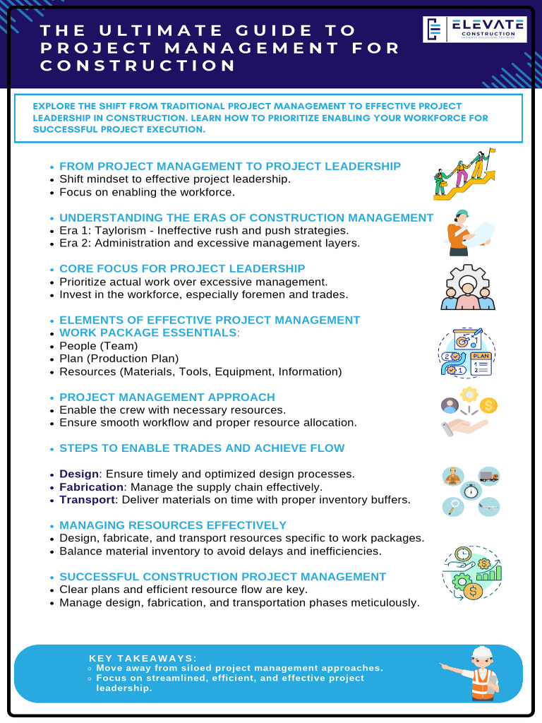 The Ultimate Guide To Project Management For Construction | PDF