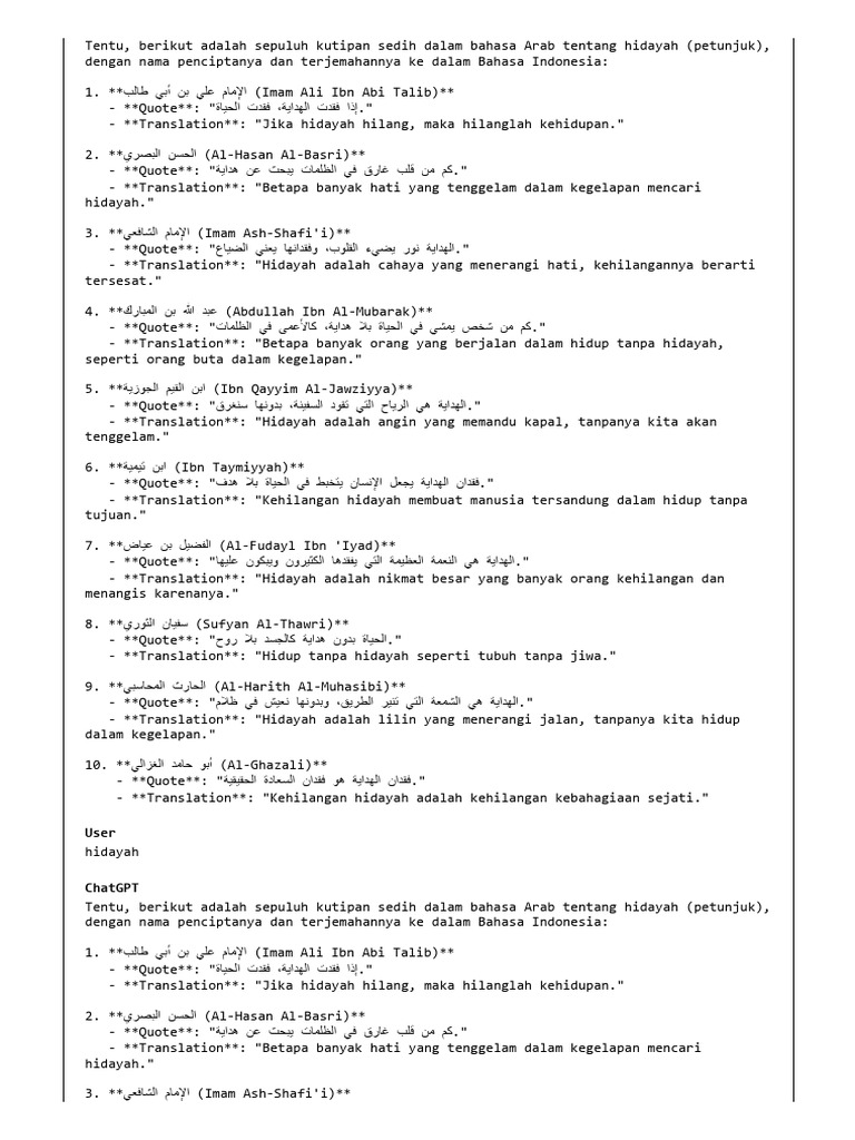 ChatGPT Data Export - 009 | PDF