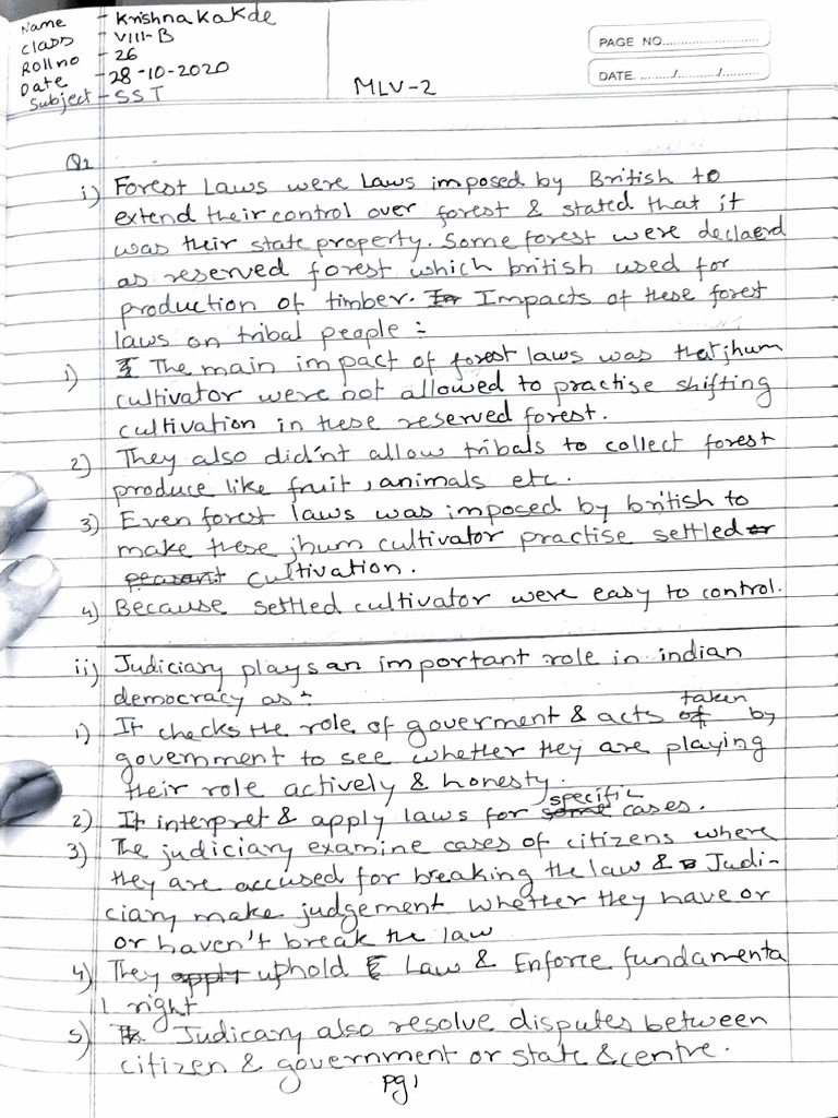 Krishnakakde Viii-B SST Mlv-2 | PDF