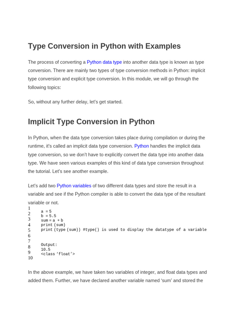 Implicit Vs Explicit Type Functions | PDF