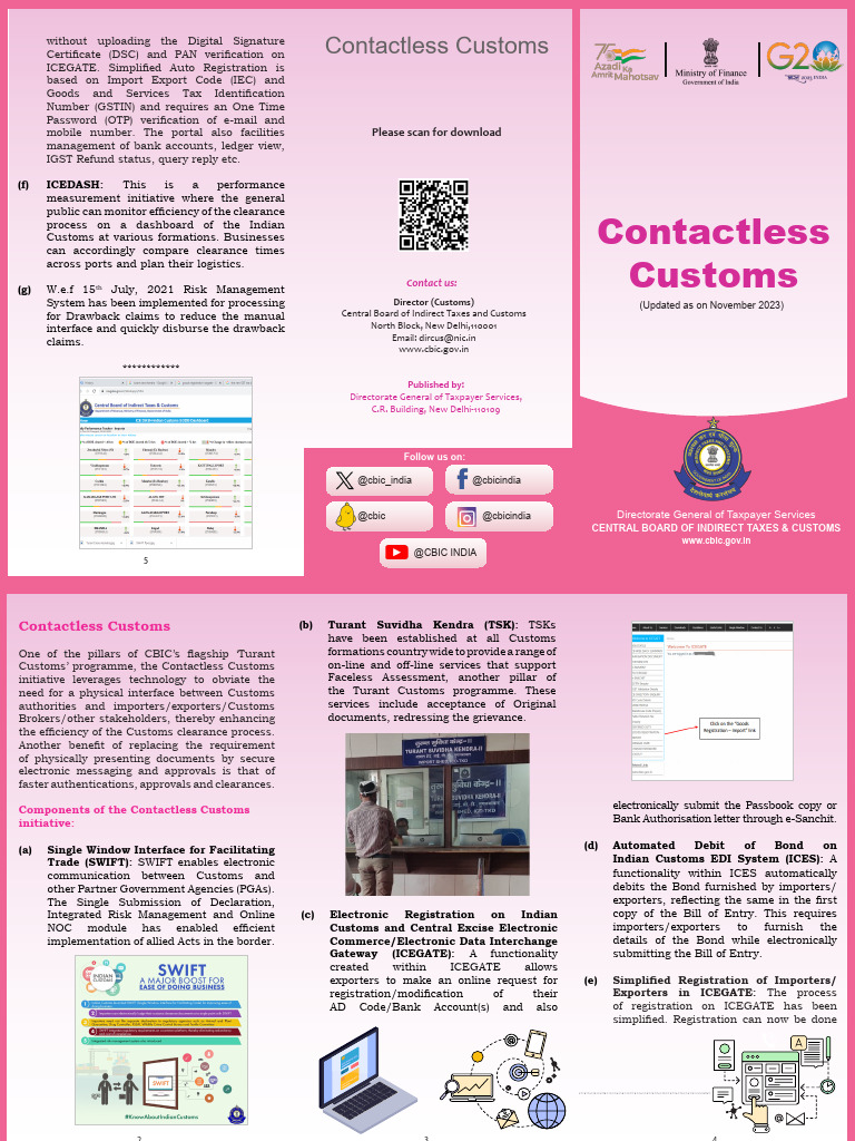 Contactless Customs | PDF