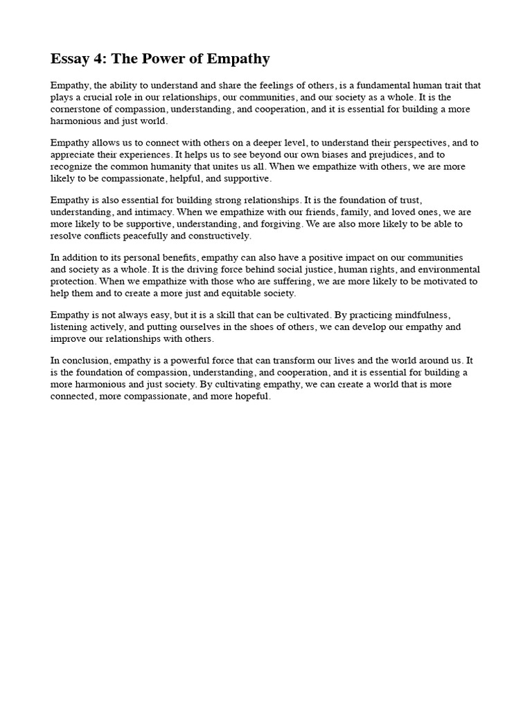 the power of empathy | PDF
