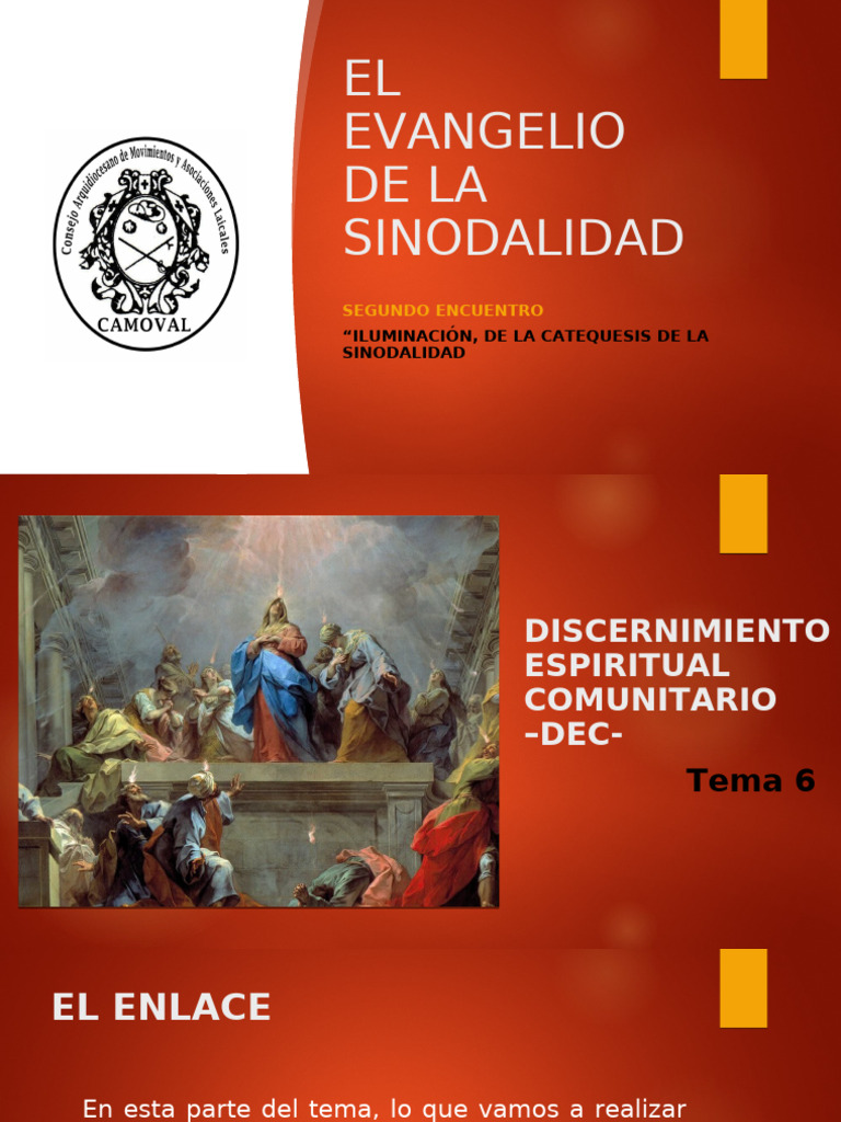 El Evangelio de La Sinodalidad Tema 6 | PDF