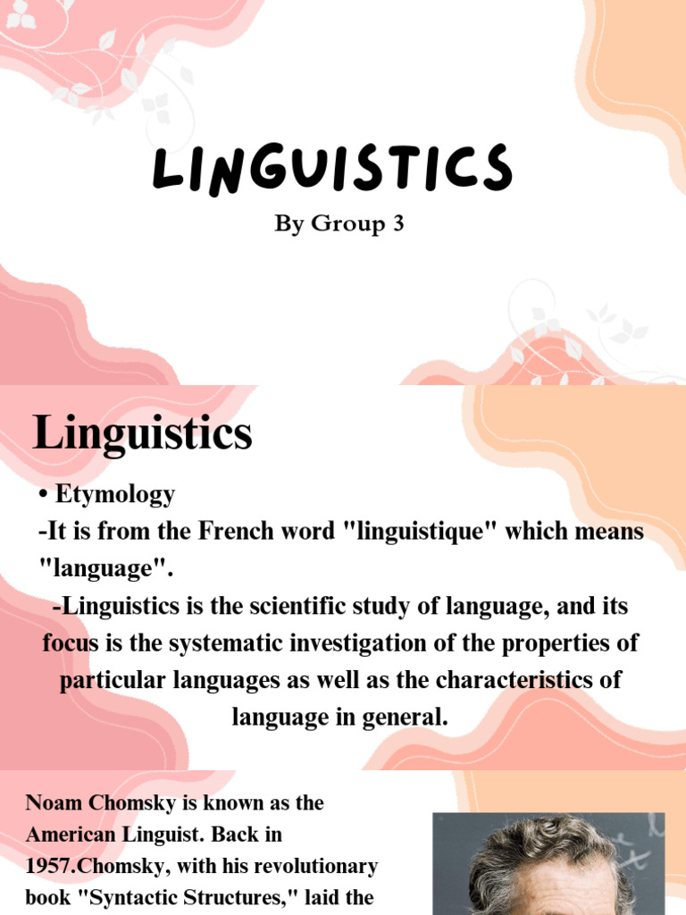 Overview of Linguistics and Its Subfields | PDF | Linguistics ...