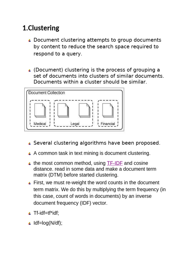 Clustering | PDF