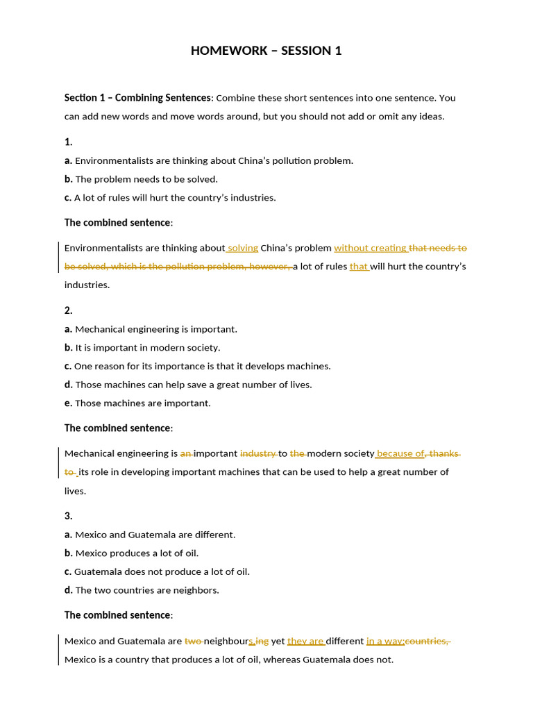 Homework - Session 1: Solving Without Creating That Needs To Be Solved, Which Is The Pollution ...