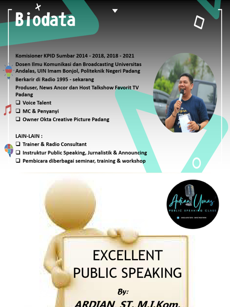 Ardian - Public Speaking | PDF