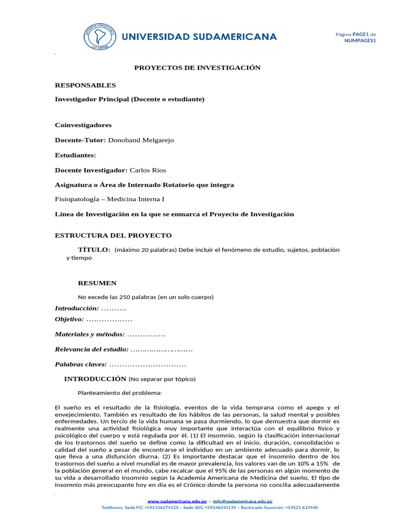 Modelo de Proyecto de Investigacion.-1-1 | PDF