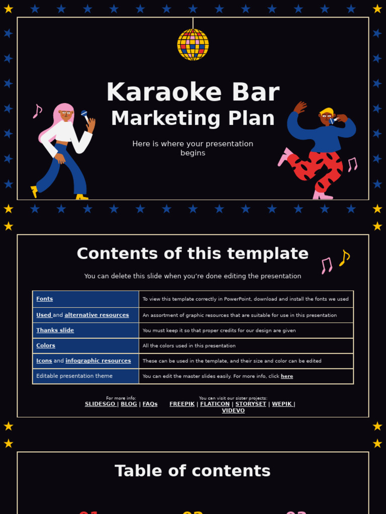 Karaoke Bar Marketing Plantilla Pdf