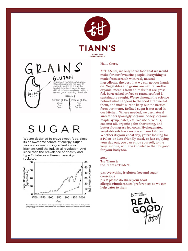 Tiann's Menu Dated 25 Jul 2022 | PDF