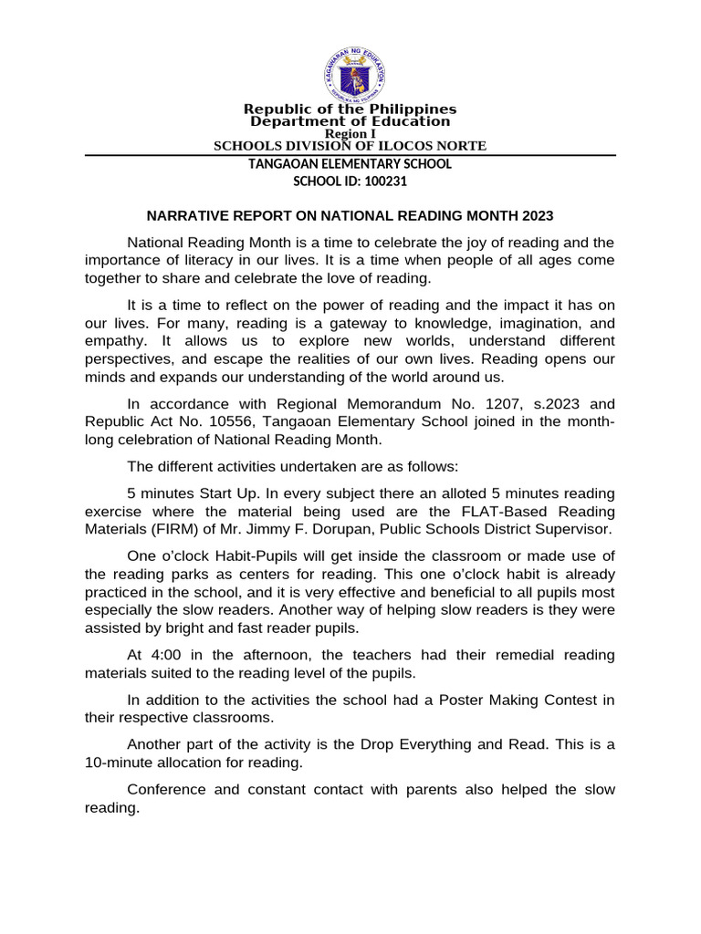 Narrative English | PDF