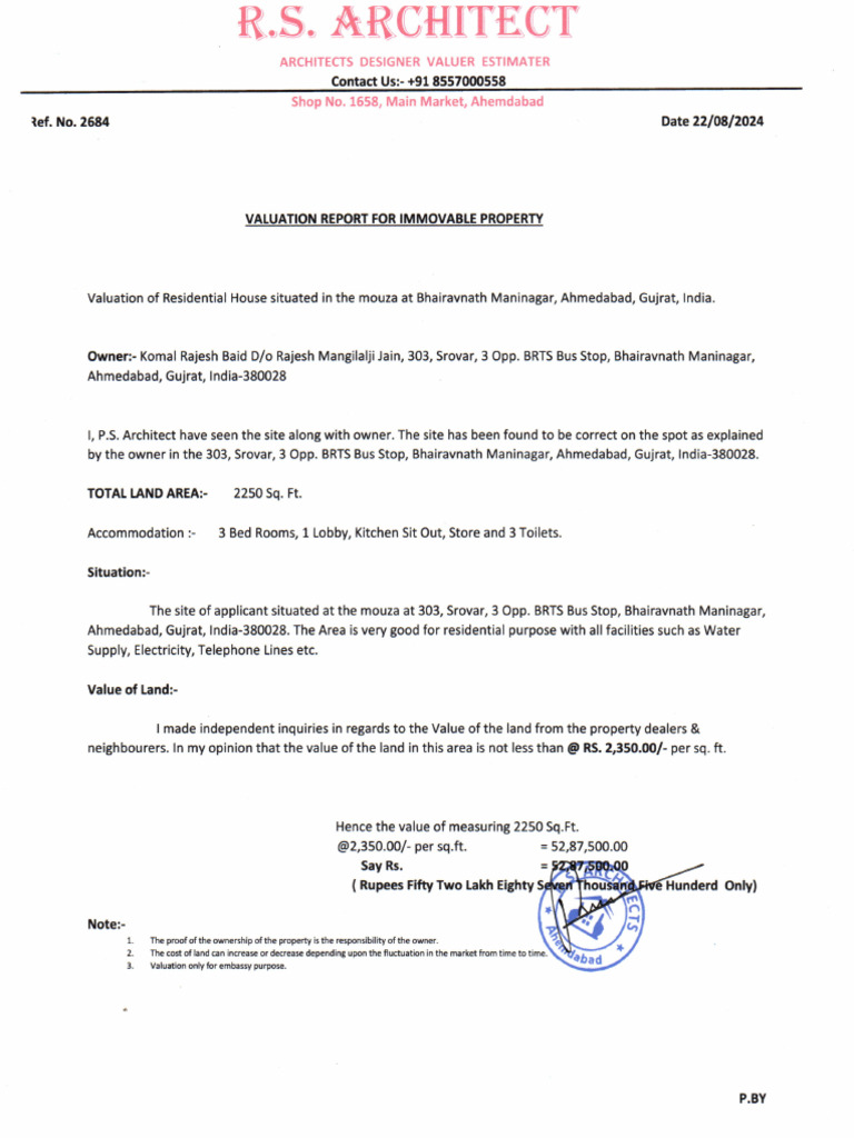 Komal Architect Report | PDF