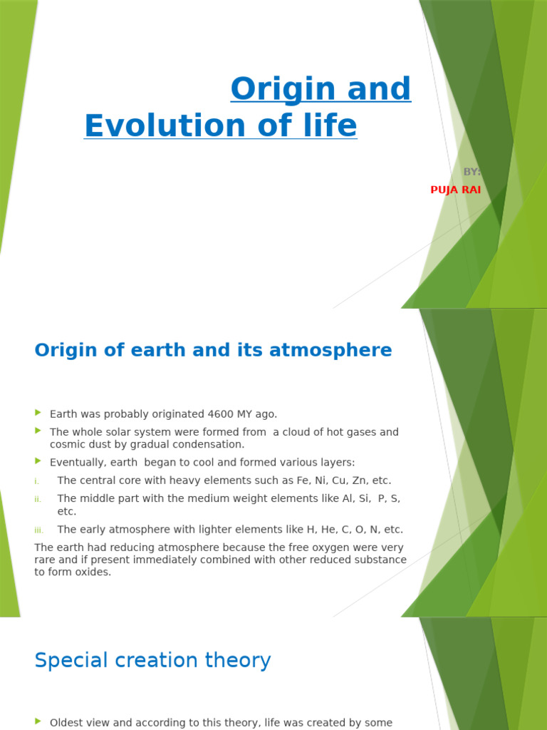 Origin and Evolution of Life XI | PDF