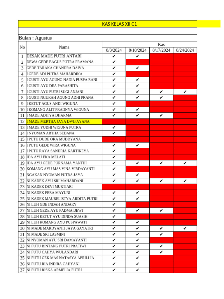 Kas Kelas Xii 2024 | PDF