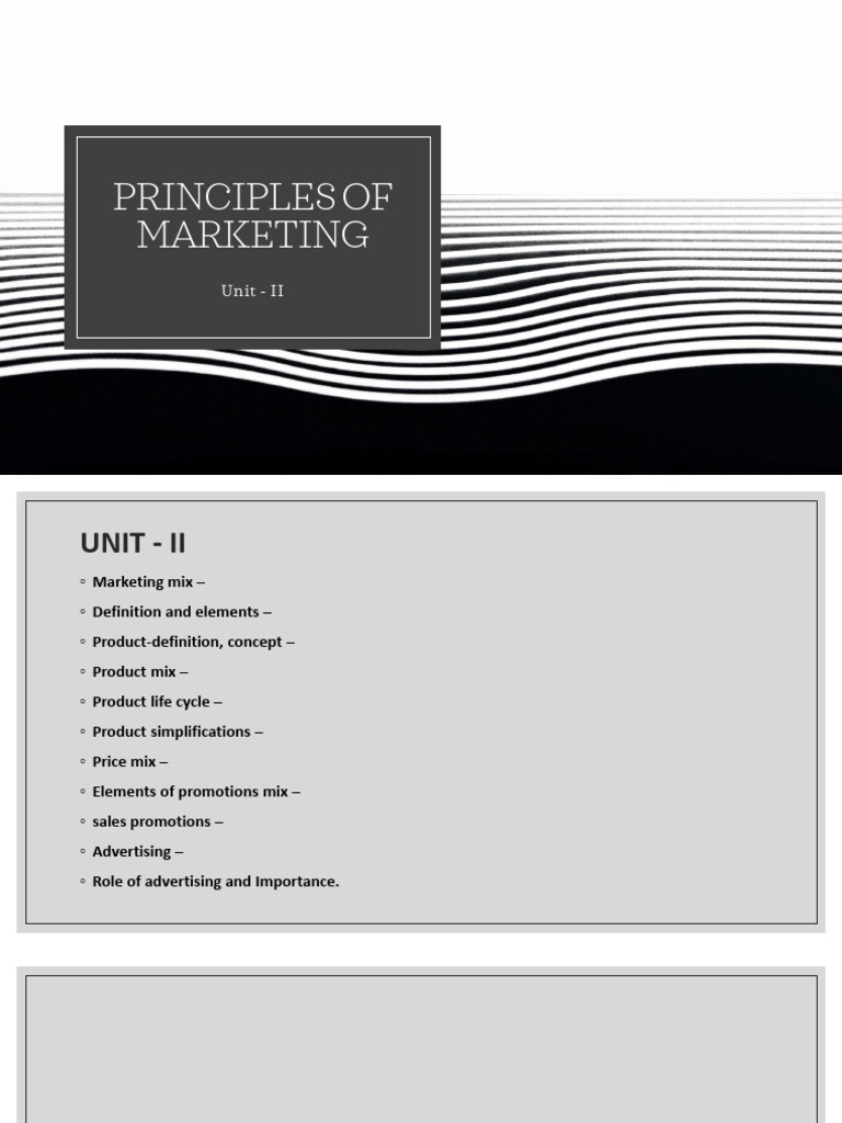 2nd Chapter - Principles of Marketing and Assignment | PDF