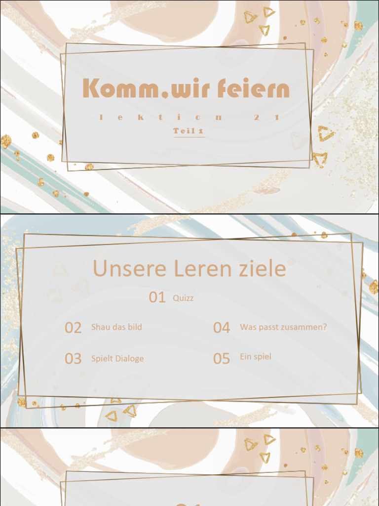 Lektion 21 Teil 1 | PDF