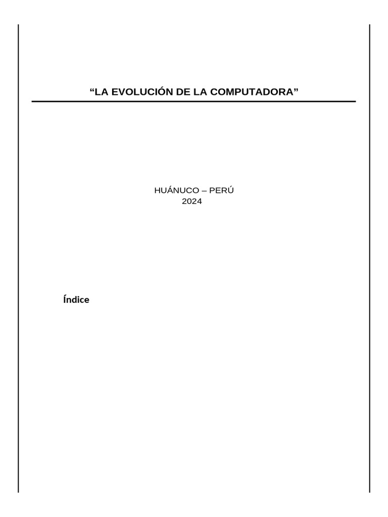 La Evolución de La Computadora-2. 1 | PDF