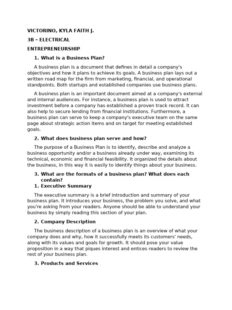 Entrep - Business Plan | PDF