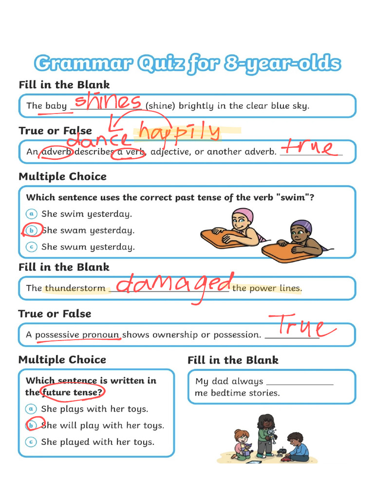 Grammar Quiz | PDF