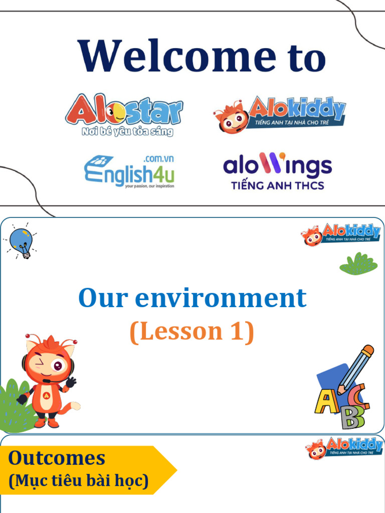 Flyers1 U14 L1 Ourenvironment | PDF