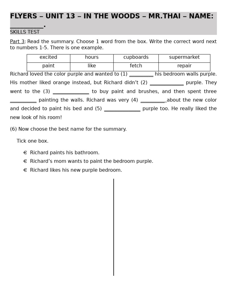 Flyers - U13 - Handout Support | PDF