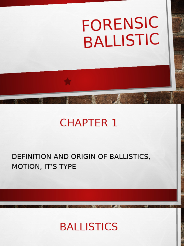 Forensic Ballistic USL | PDF