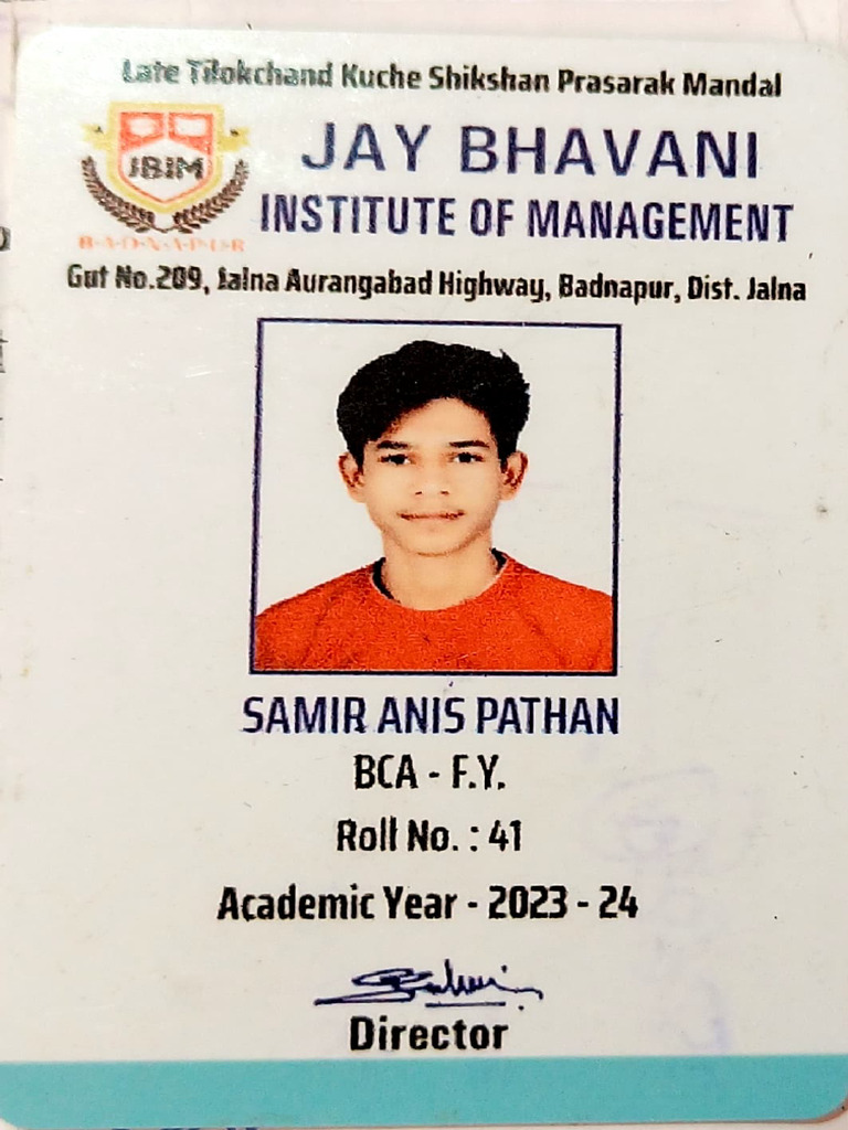 Samiiirrr Id Card | PDF