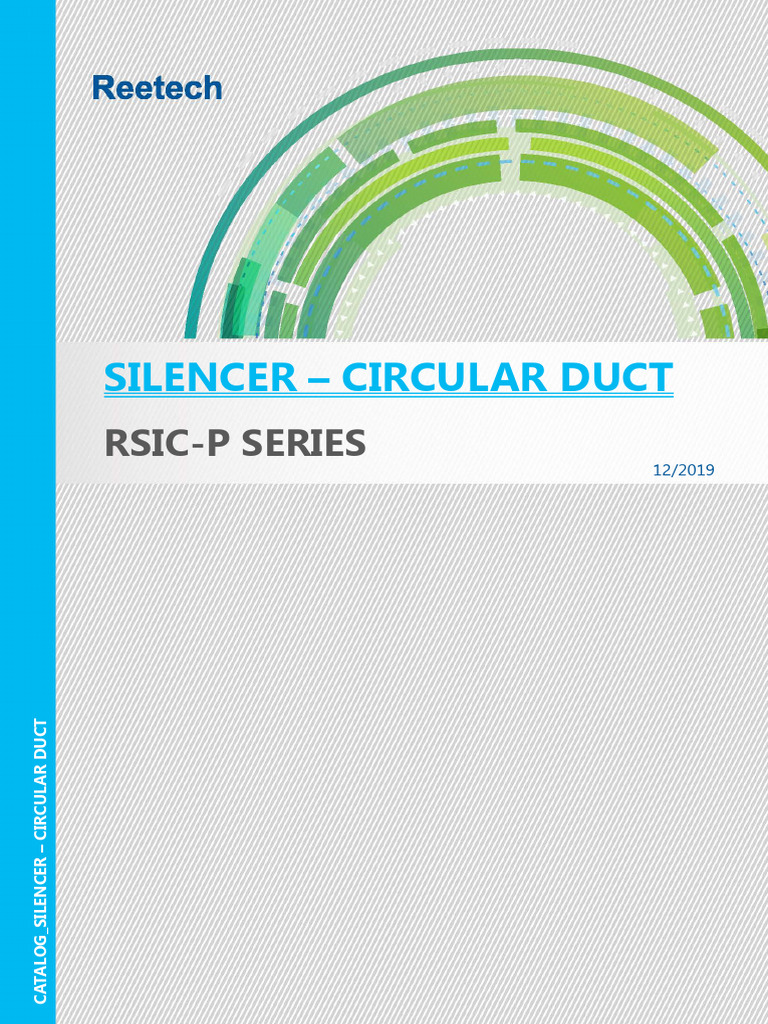 Catalog-Reetech Circular Silencer RSIC-P | PDF