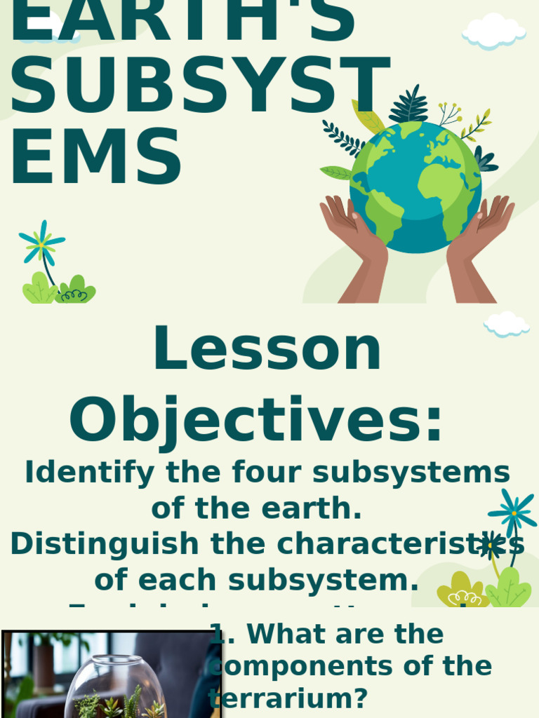Earths Subsystems - Week 2 | PDF | Carbon Cycle | Science & Mathematics