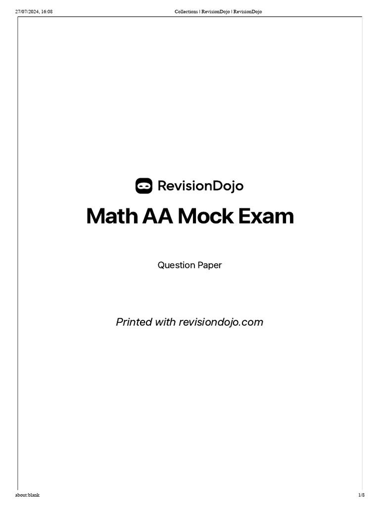 Collections - RevisionDojo - RevisionDojo | PDF