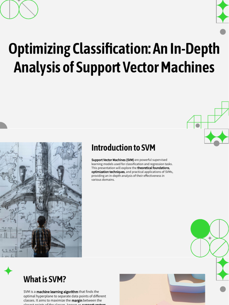 Slidesgo Optimizing Classification an in Depth Analysis of Support Vector Machines ...