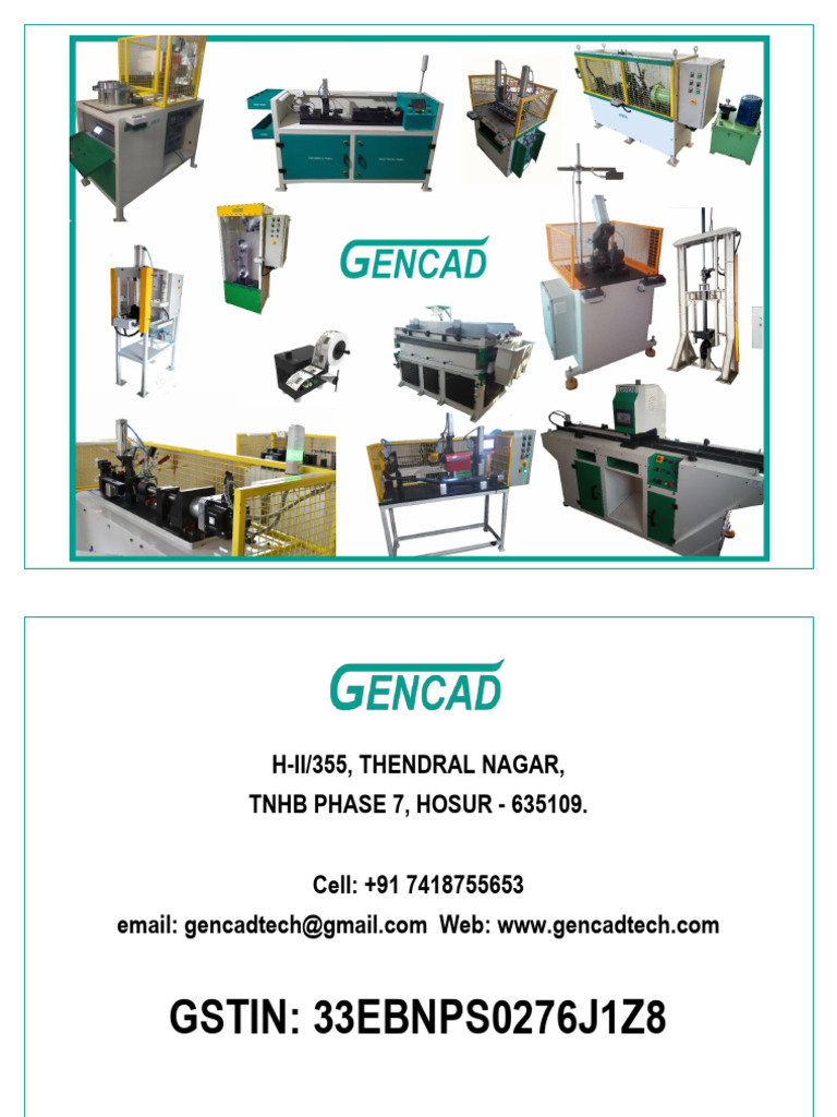Gencad Profile | PDF