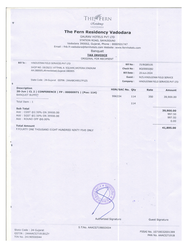 Scan Invoice | PDF