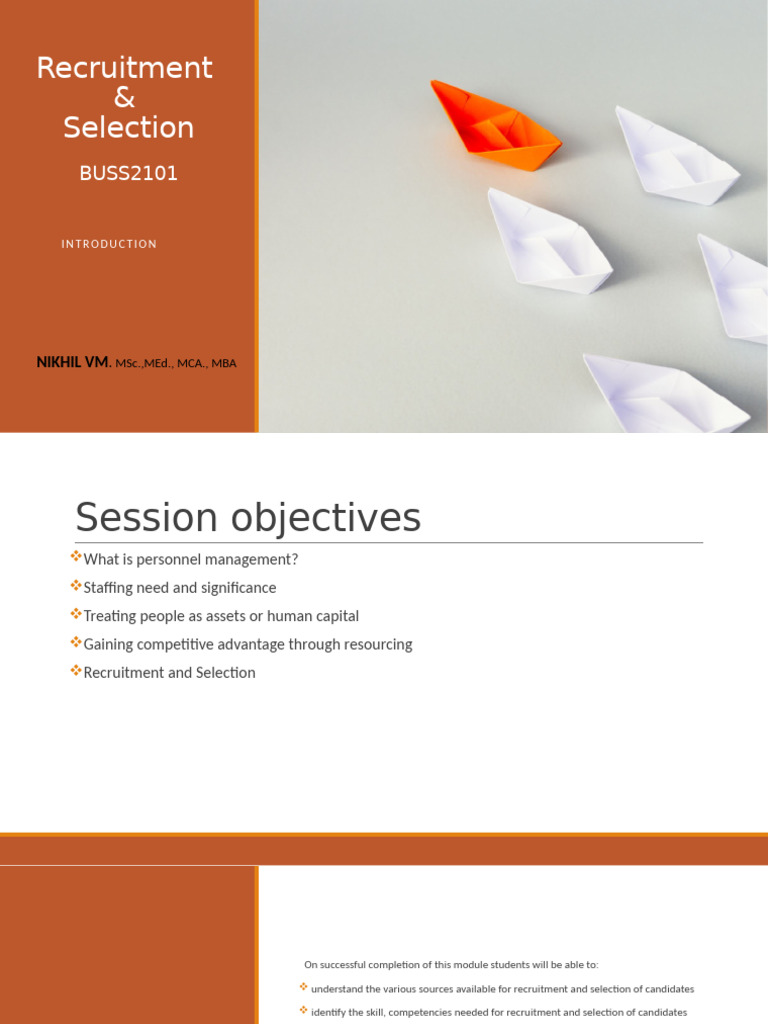 Introduction To Personnel Management | PDF