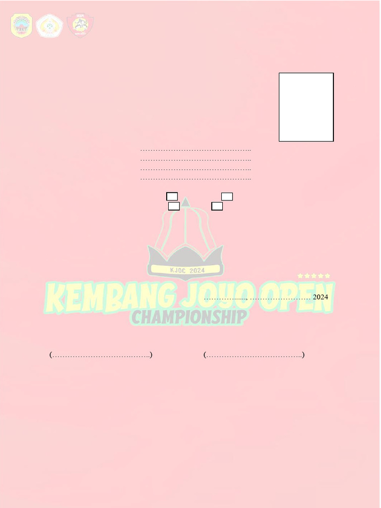 Formulir Kelengkapan Pendaftaran KJOC 2024 | PDF